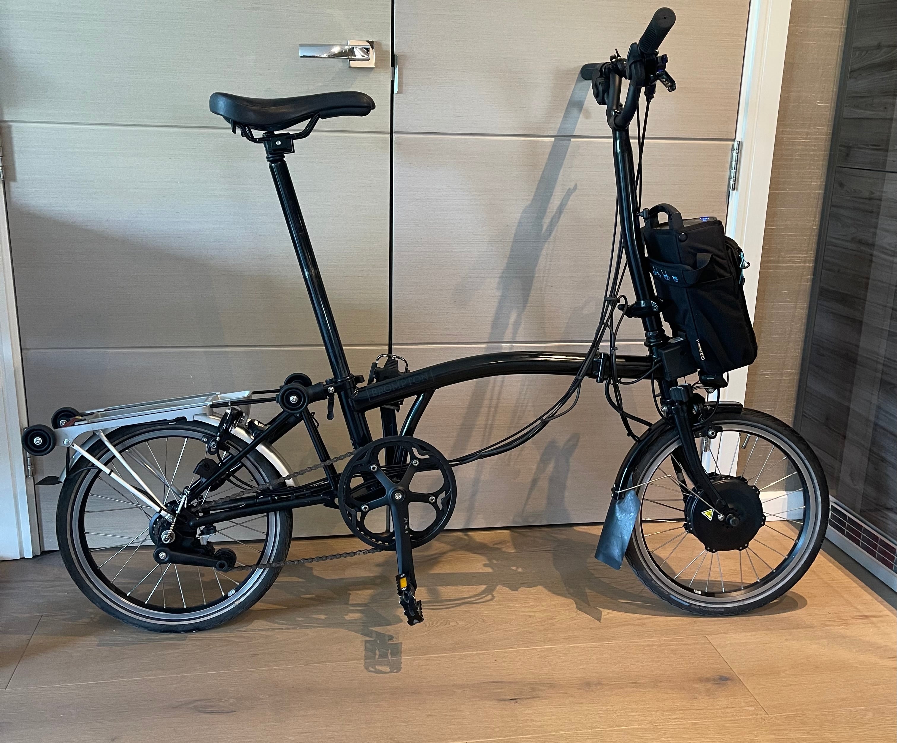 Brompton Electric C Line Explore Folding Bike - Mid 2022